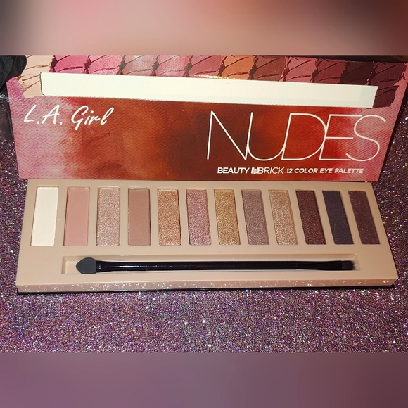 LA Girl | Makeup | 5 Nudes Beauty Brick Eyeshadow Palette La Girl ...